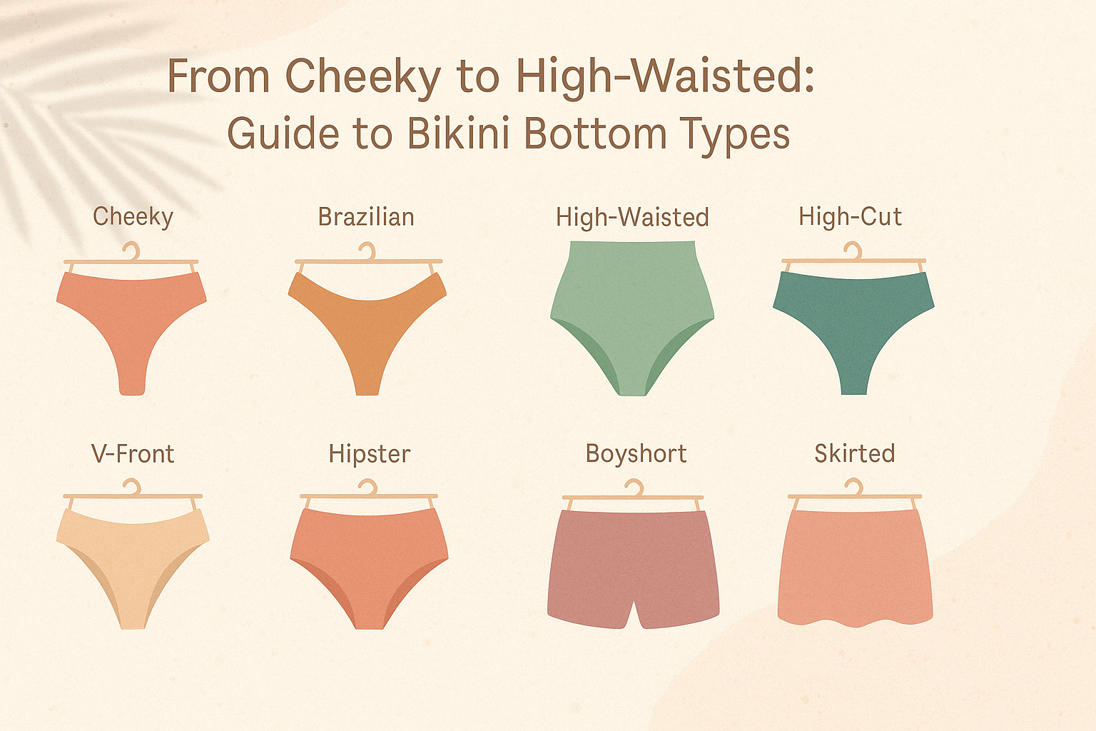 Bikini Bottom Types: Cheeky, Brazilian, High-Waisted & More – Be Juliet